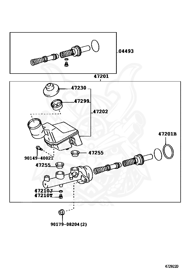 90029-43001 - Toyota - Gasket (for Master Cylinder) - Nengun Performance