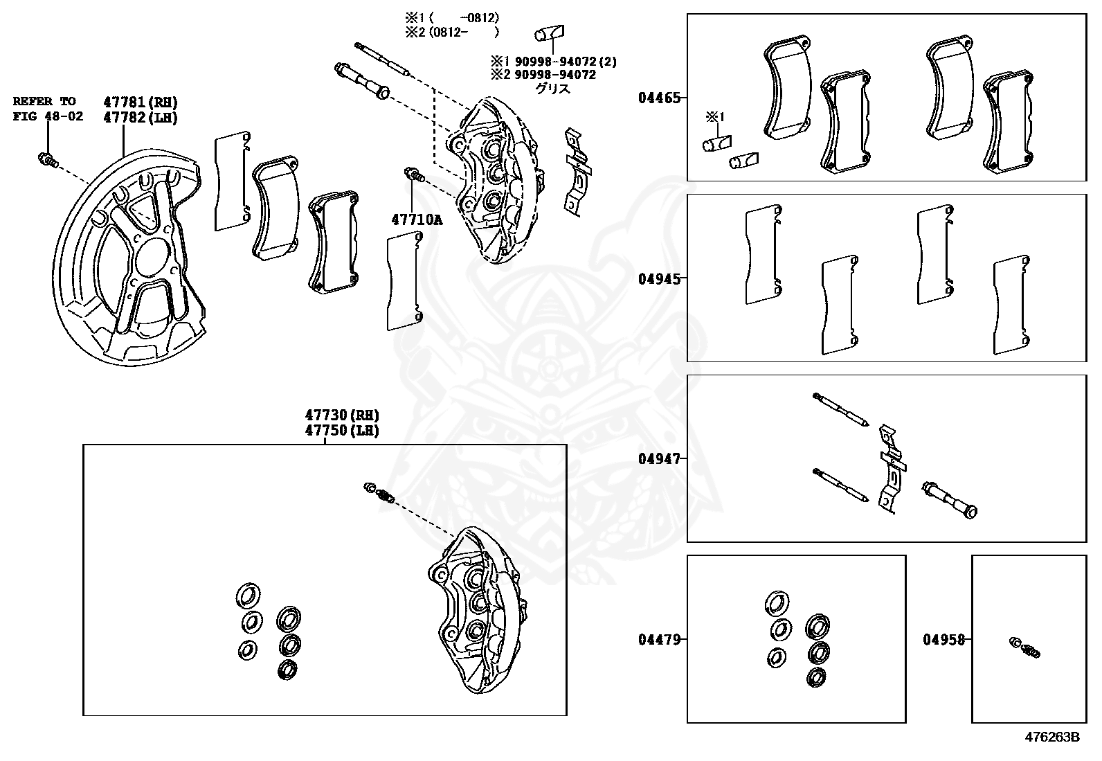 90119-12415 - Lexus - Bolt, Hexagon (for Front Disc Brake Caliper ...
