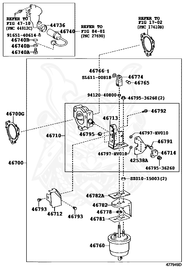 90401-12097 - Toyota - Bolt, Union (for Fuel Pipe Support) - Nengun ...