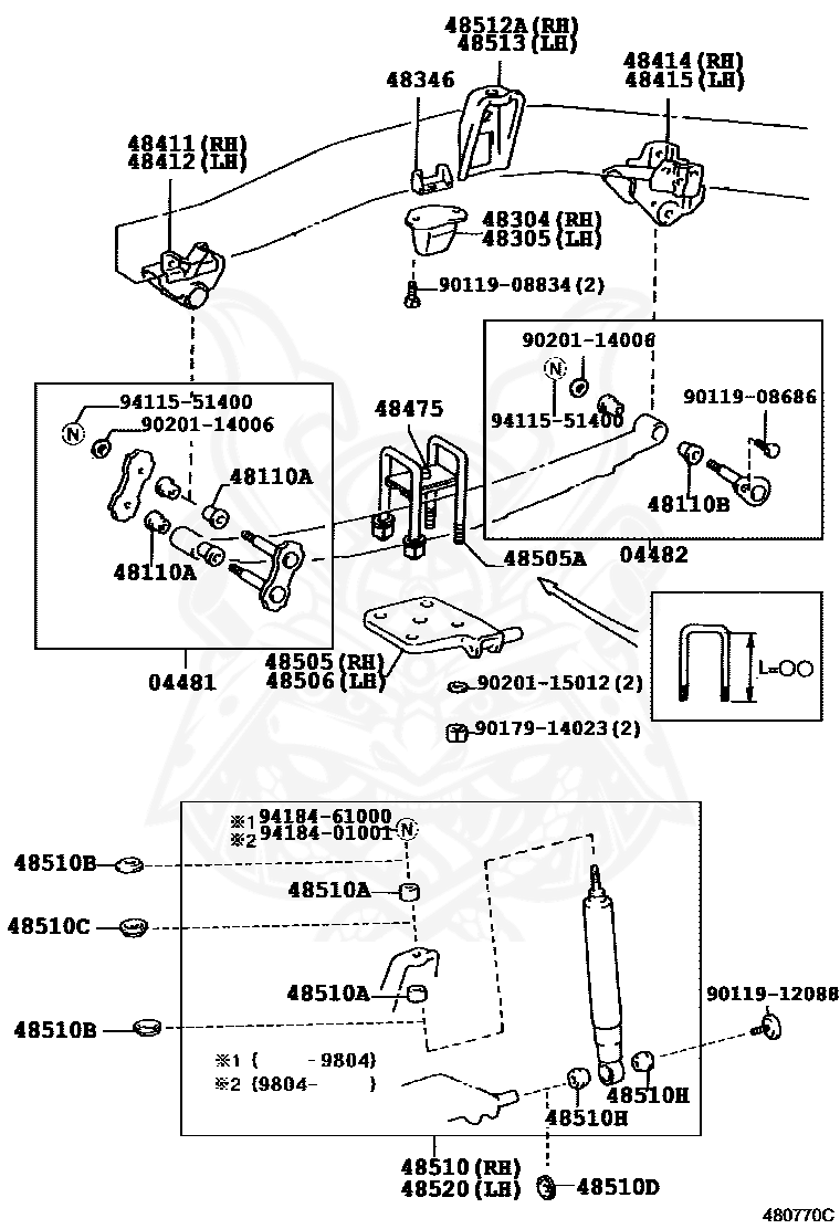 94184-01001 - Toyota - Nut - Nengun Performance