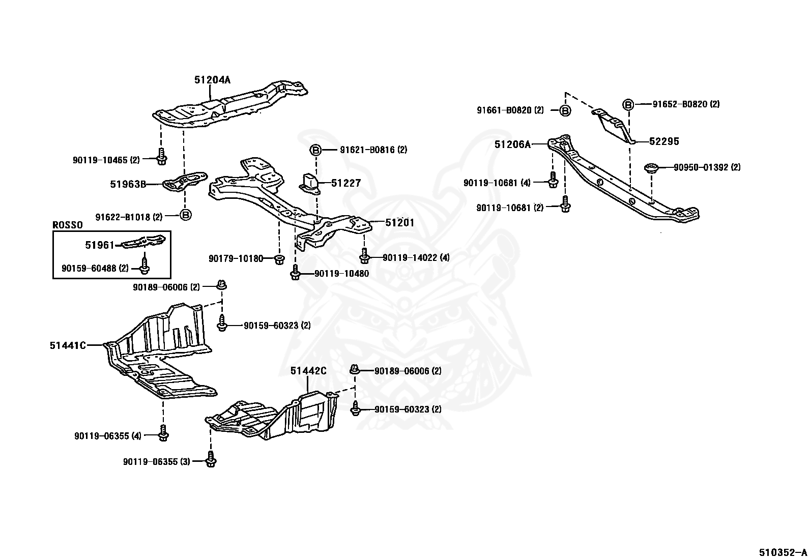 90159-60488 - Toyota - Screw - Nengun Performance