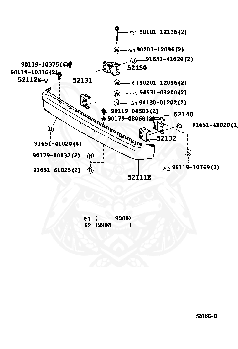91651-61025 - Toyota - Bolt - Nengun Performance