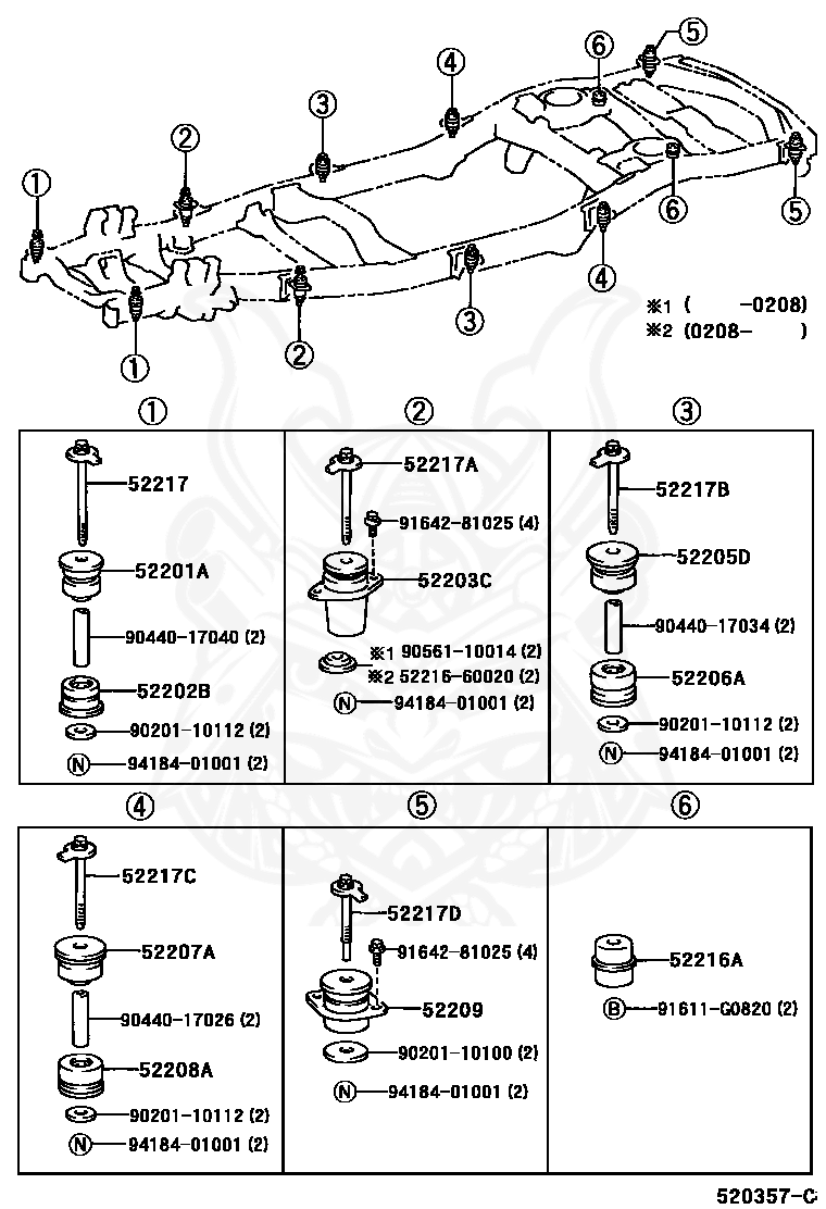 94184-01001 - Toyota - Nut - Nengun Performance