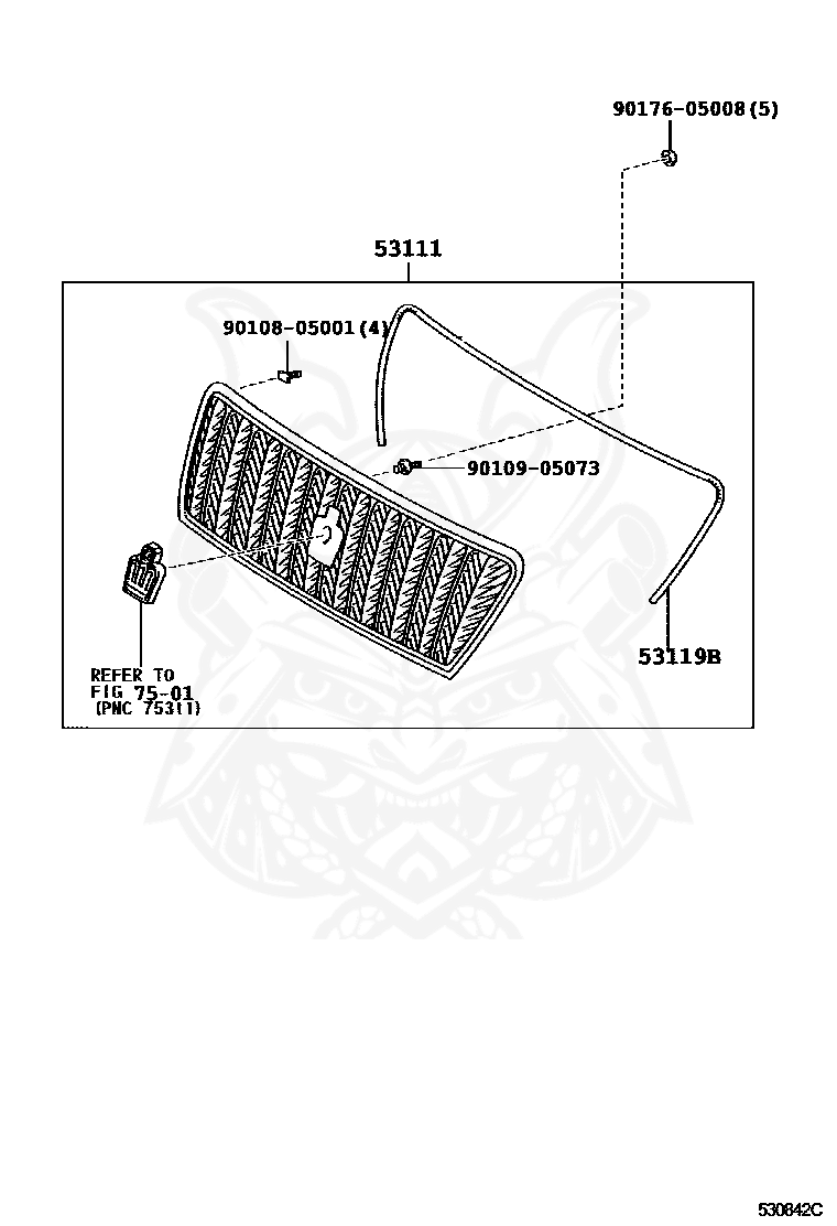 90176-05008 - Toyota - Nut - Nengun Performance