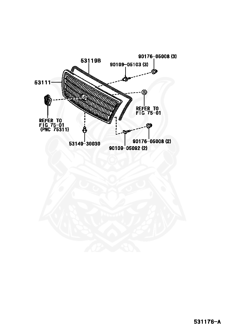 90176-05008 - Toyota - Nut - Nengun Performance