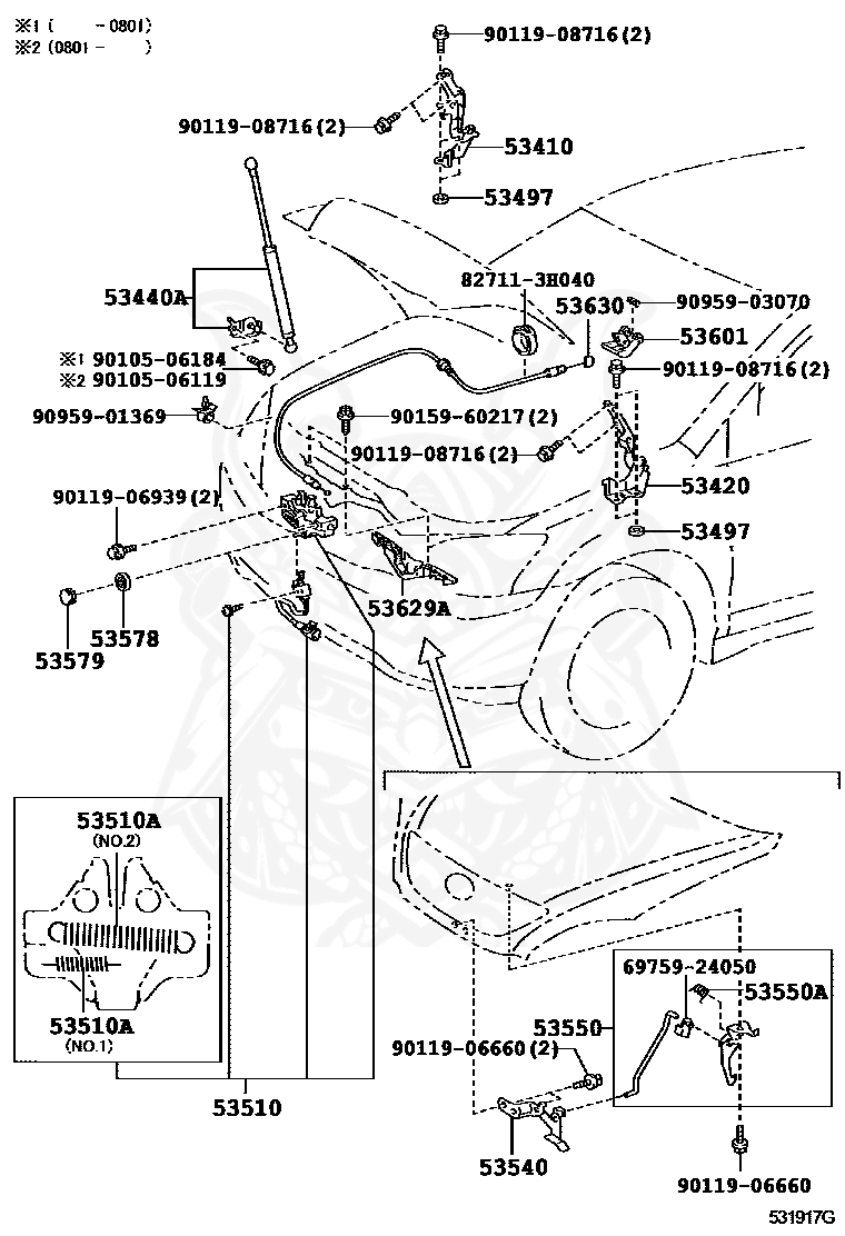 69759-24050 - Toyota - Insulator - Nengun Performance