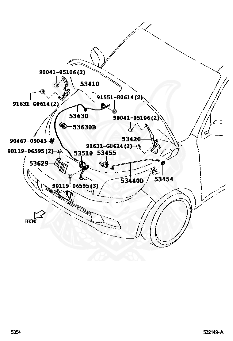 90467-09043 - Toyota - Clamp - Nengun Performance
