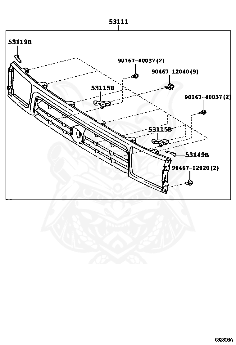 90467-12020 - Toyota - Clip - Nengun Performance