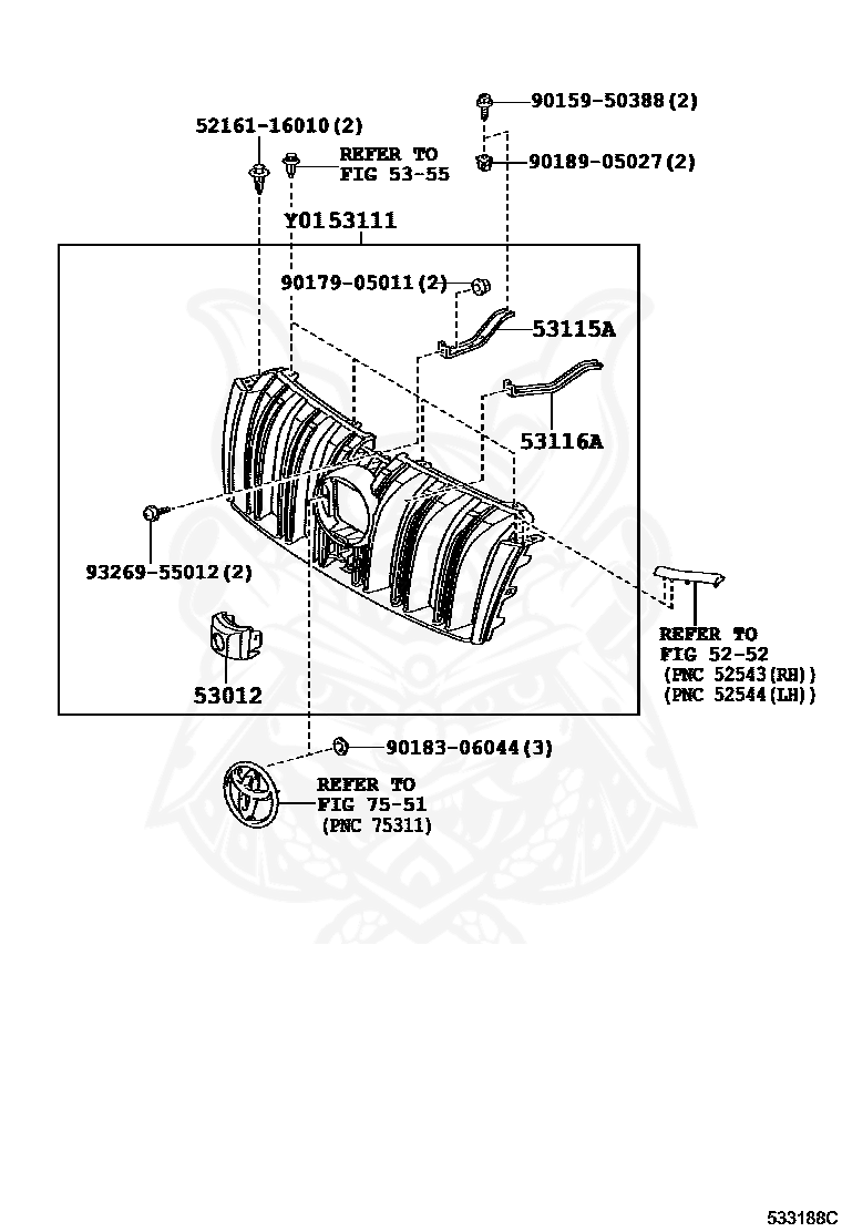 90179-05011 - Toyota - Nut - Nengun Performance