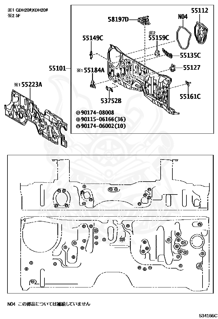 90115-06166 - Toyota - Bolt - Nengun Performance
