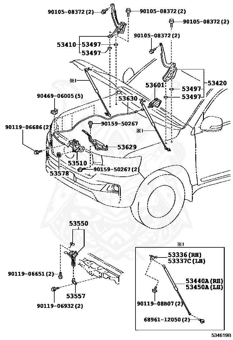 90469-06005 - Toyota - Clamp - Nengun Performance