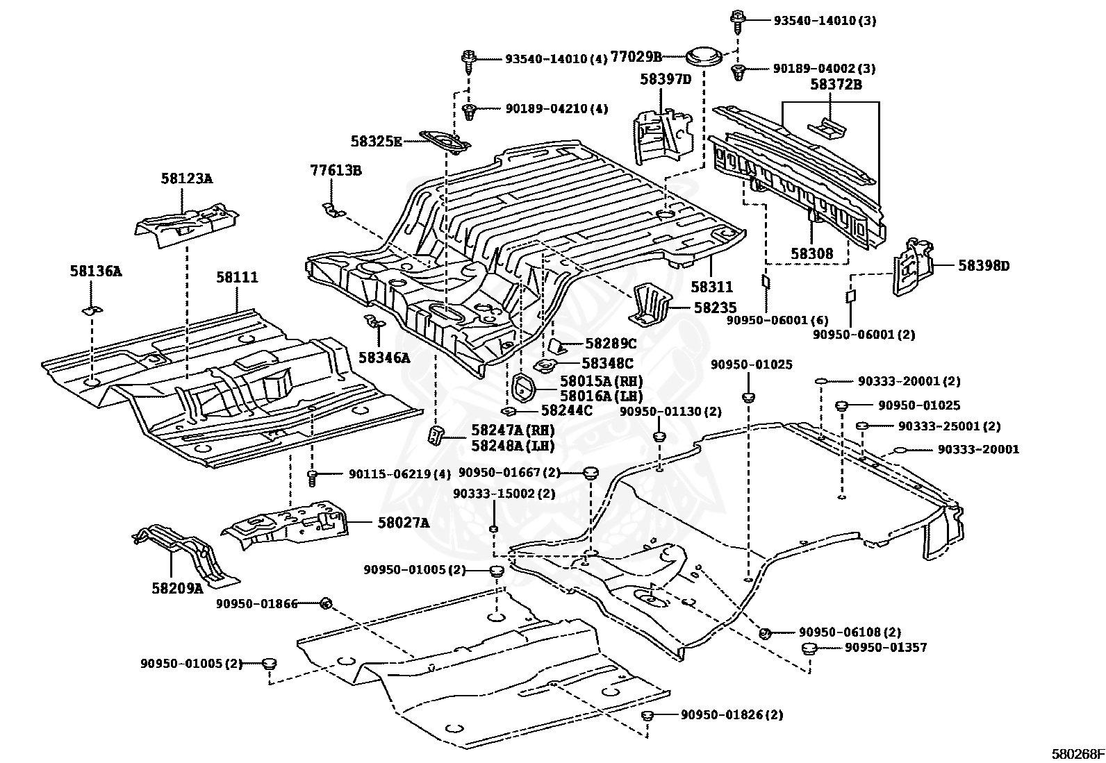 90950-01130 - Toyota - Rubber Cover - Nengun Performance