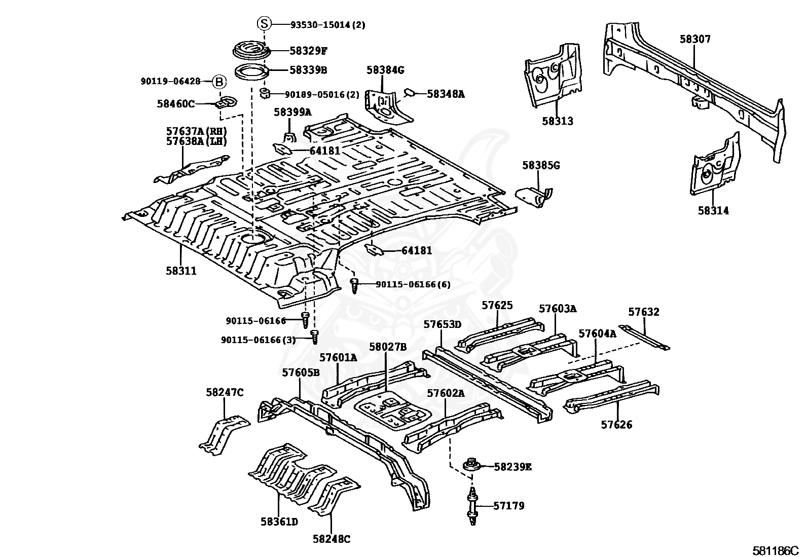 90115-06166 - Toyota - Bolt - Nengun Performance