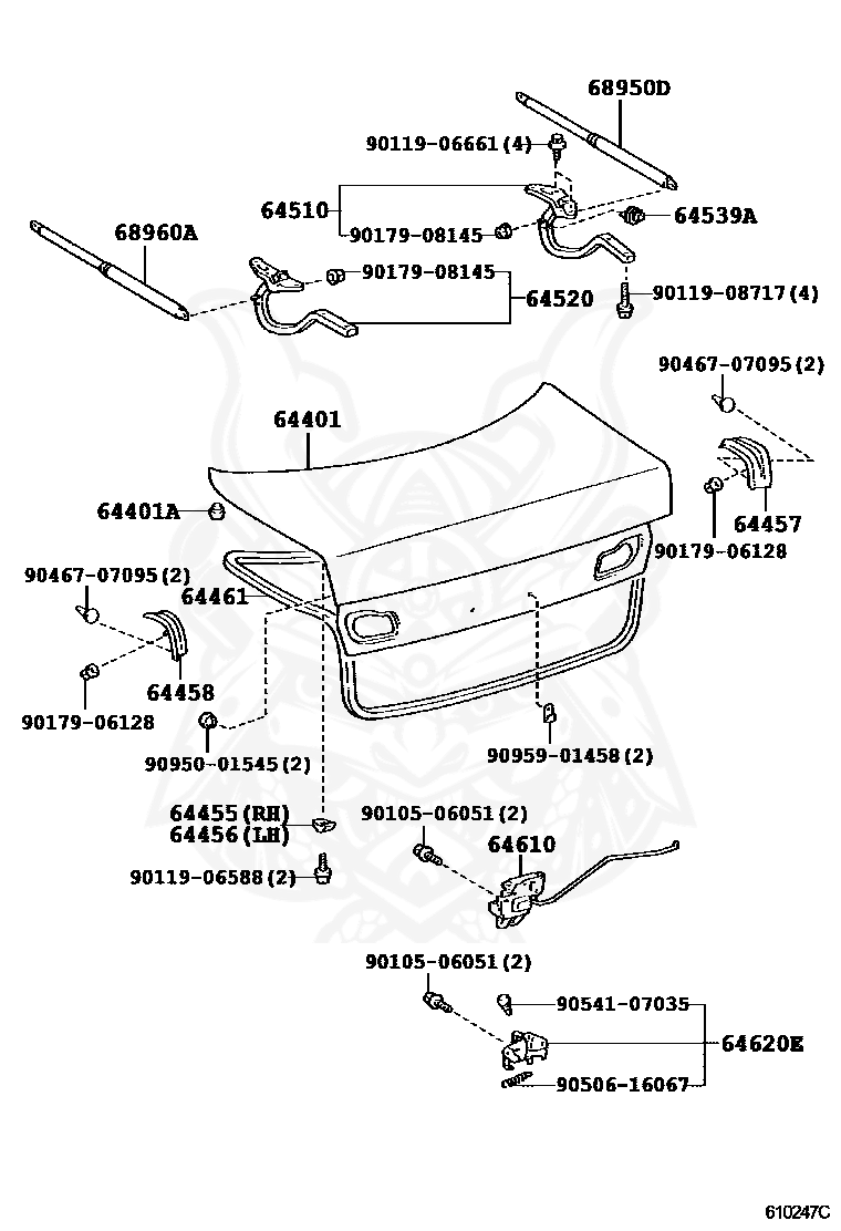 90105-06051 - Toyota - Screw - Nengun Performance