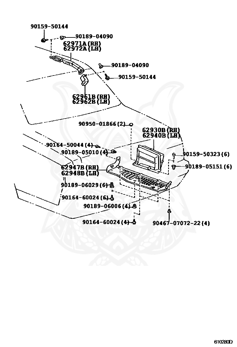 90189-06029 - Toyota - Clip - Nengun Performance