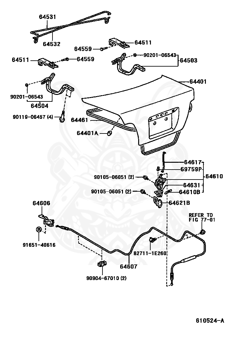 90105-06051 - Toyota - Screw - Nengun Performance