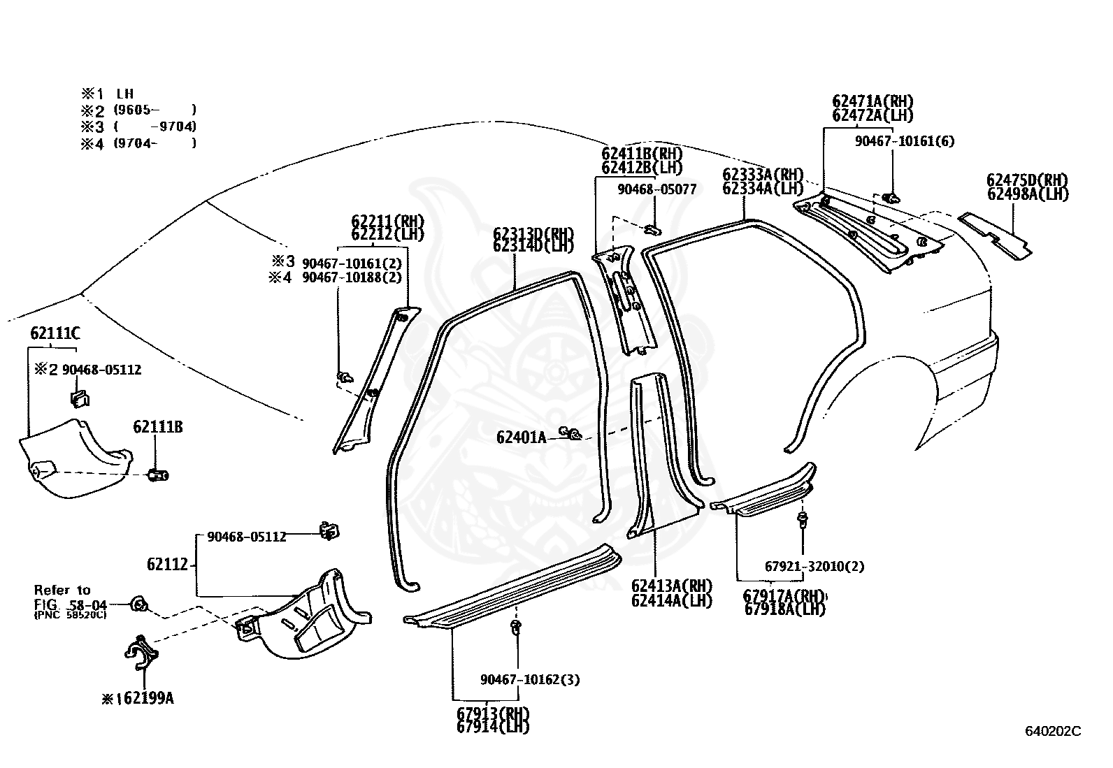 90467-10162 - Toyota - Clip - Nengun Performance