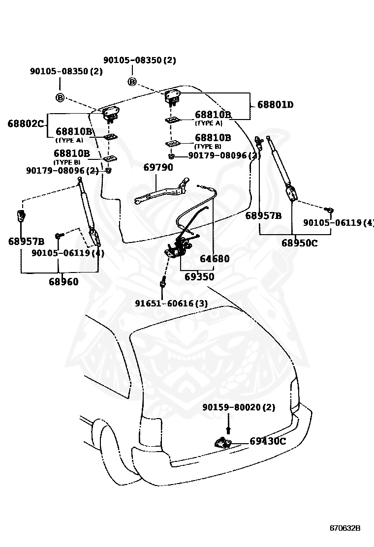 91651-60616 - Toyota - Bolt - Nengun Performance