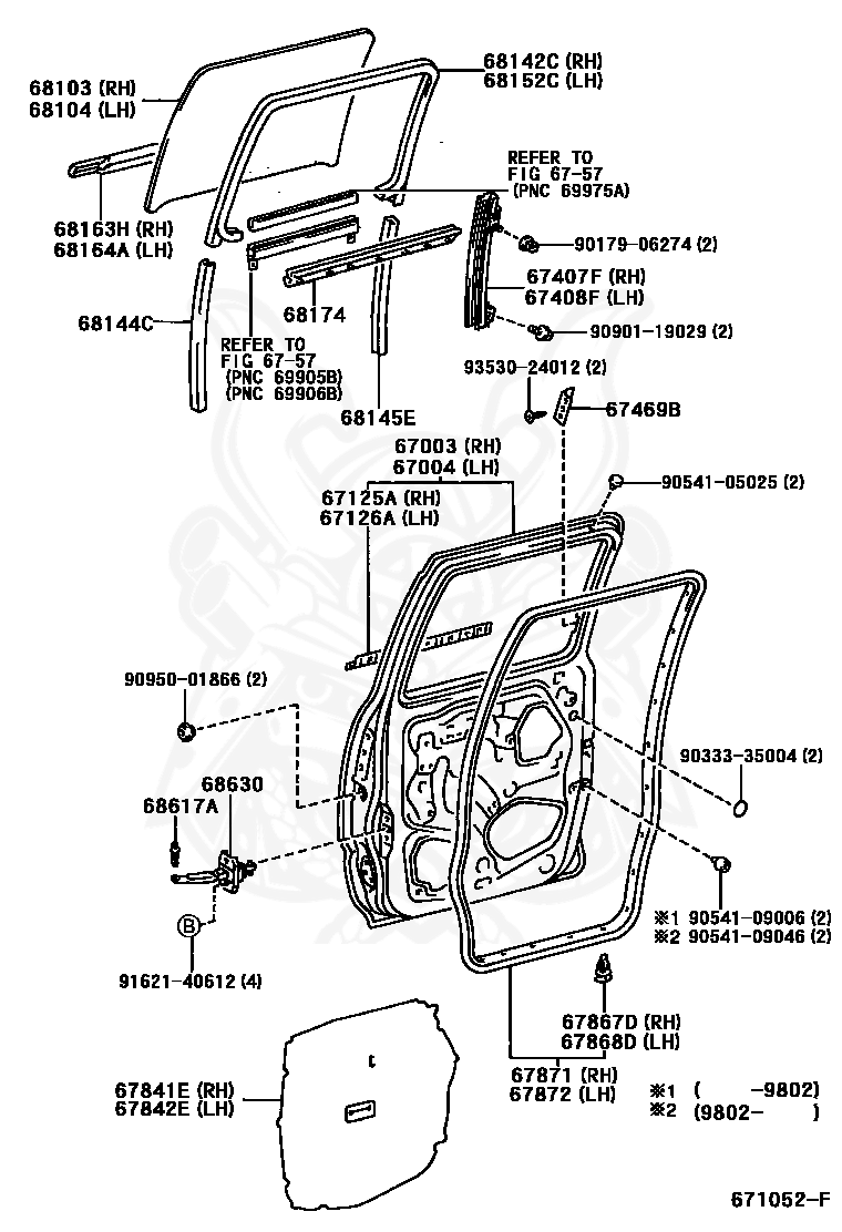 90541-09006 - Toyota - Cushion, Front Door Panel - Nengun Performance