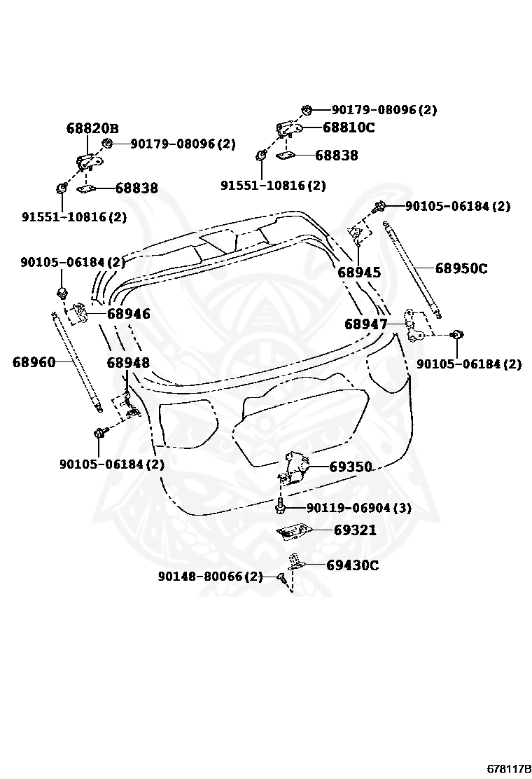90105-06184 - Toyota - Bolt - Nengun Performance