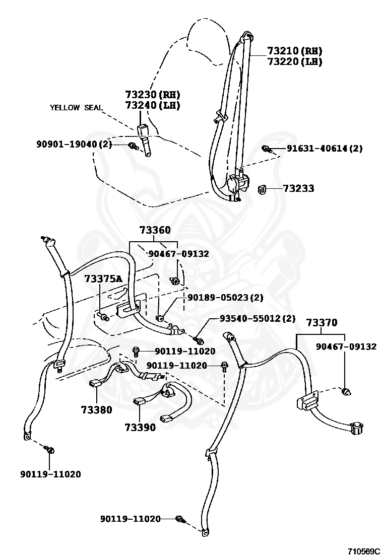 91631-40614 - Toyota - Bolt - Nengun Performance