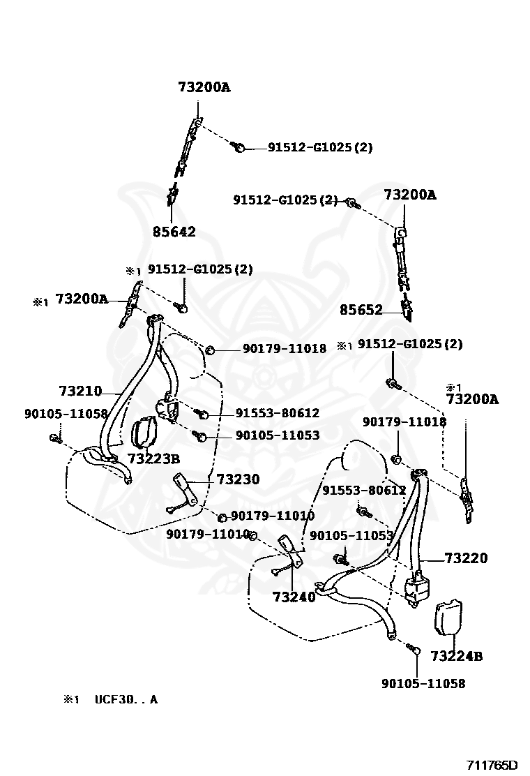 90179-11010 - Toyota - Nut - Nengun Performance