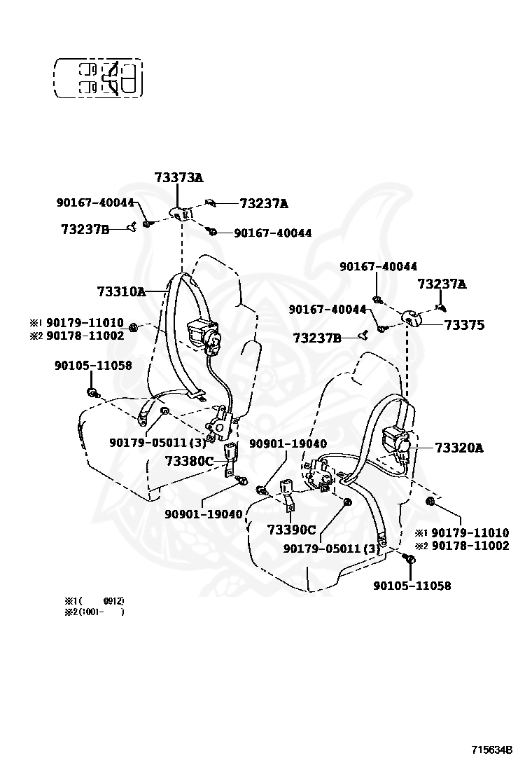 90179-05011 - Toyota - Nut - Nengun Performance