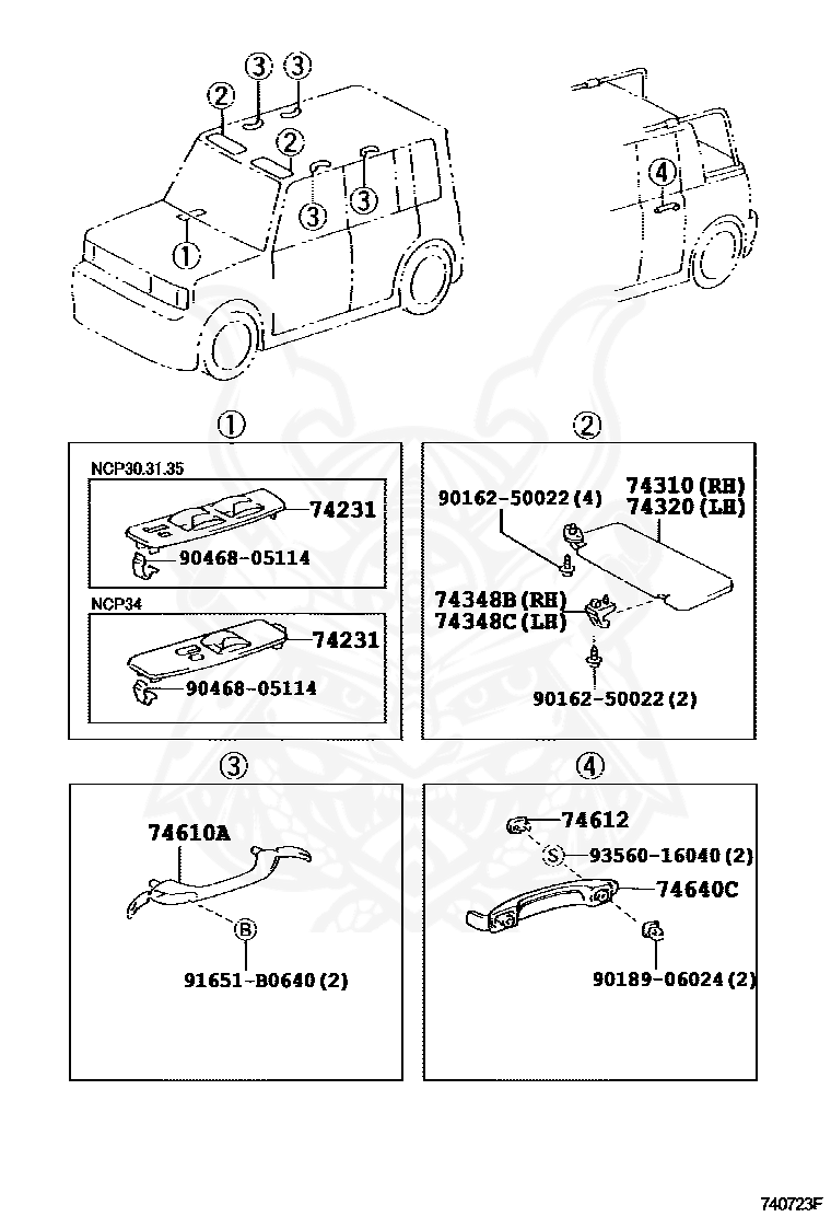 90468-05114 - Toyota - Clip - Nengun Performance