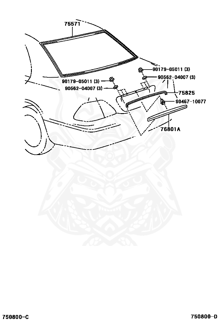 90562-04007 - Toyota - Rubber Seal - Nengun Performance