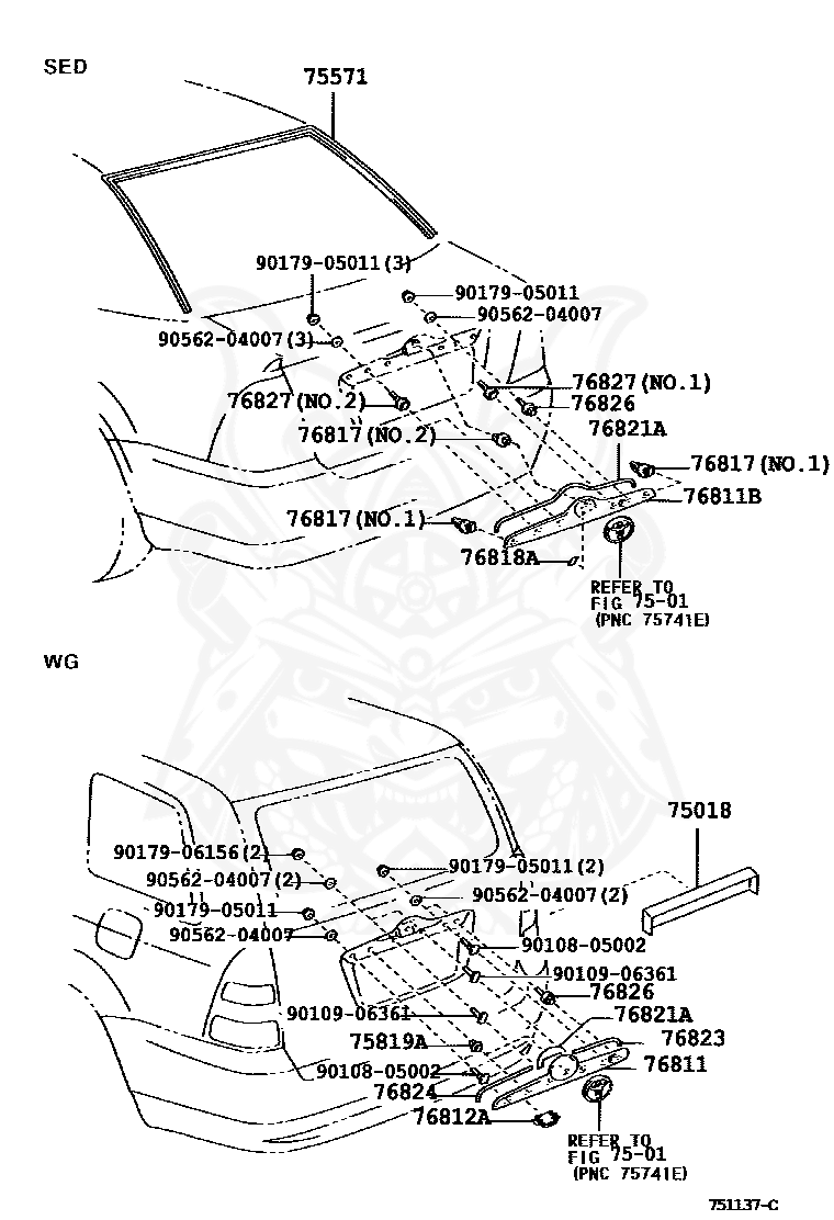 90562-04007 - Toyota - Rubber Seal - Nengun Performance
