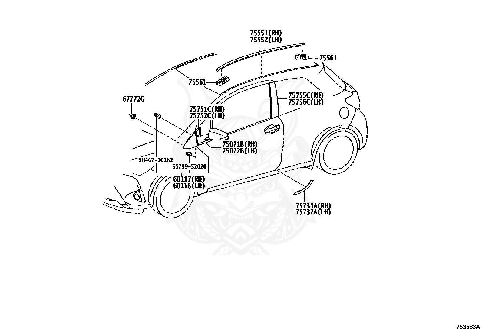 90467-10162 - Toyota - Clip - Nengun Performance