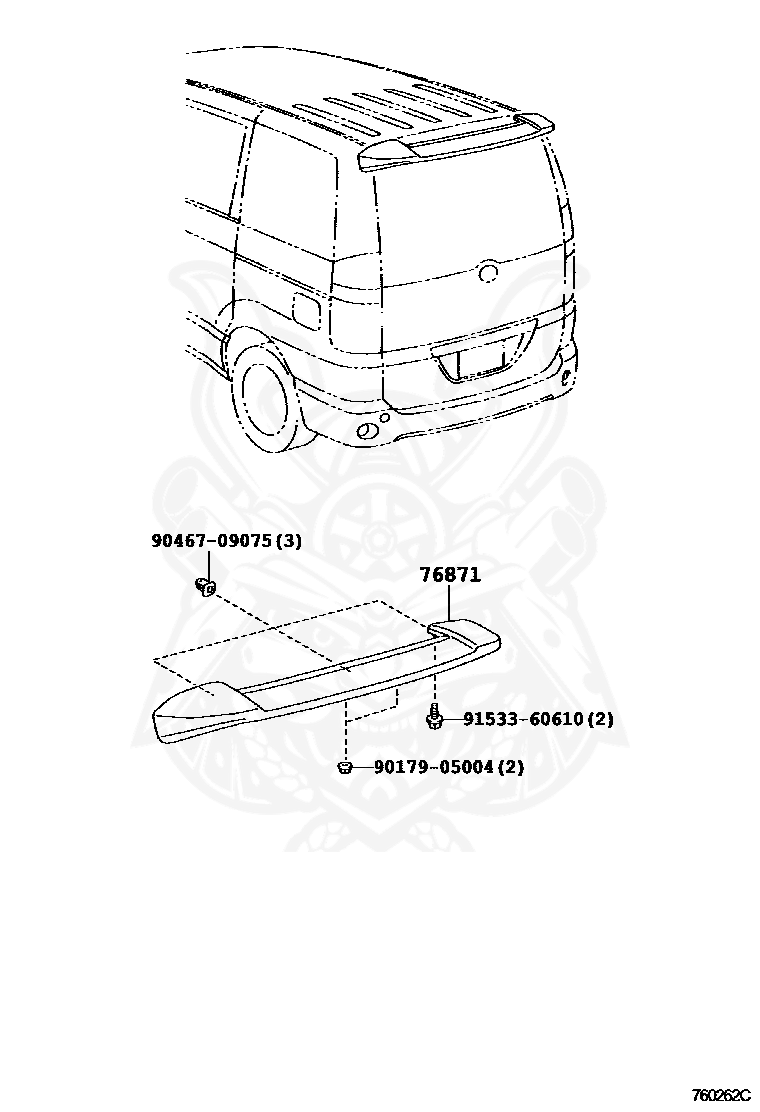 90467-09075 - Toyota - Clip - Nengun Performance