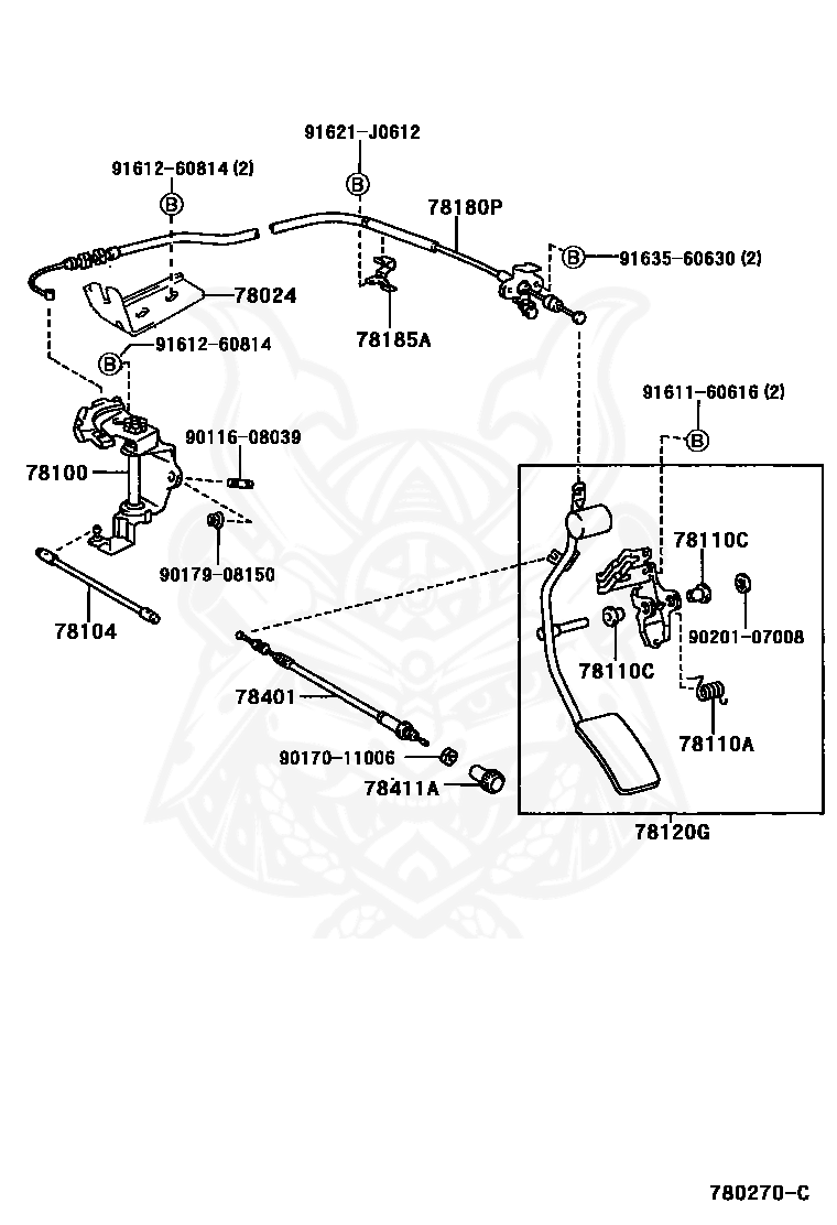 90170-11006 - Toyota - Nut - Nengun Performance