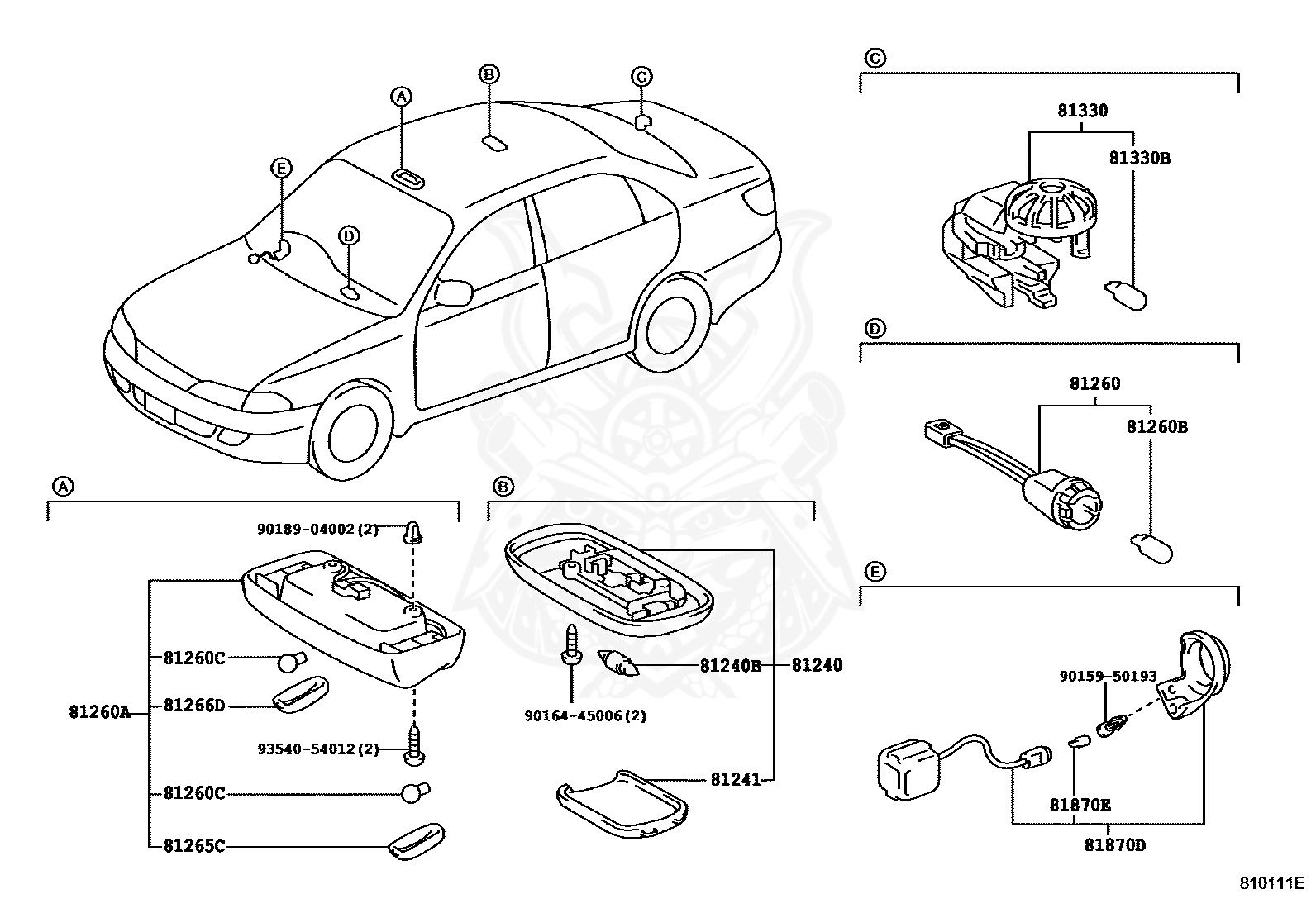93540-54012 - Toyota - Screw - Nengun Performance