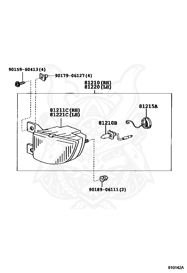 90981-13071 - Toyota - Bulb, Fog Lamp - Nengun Performance