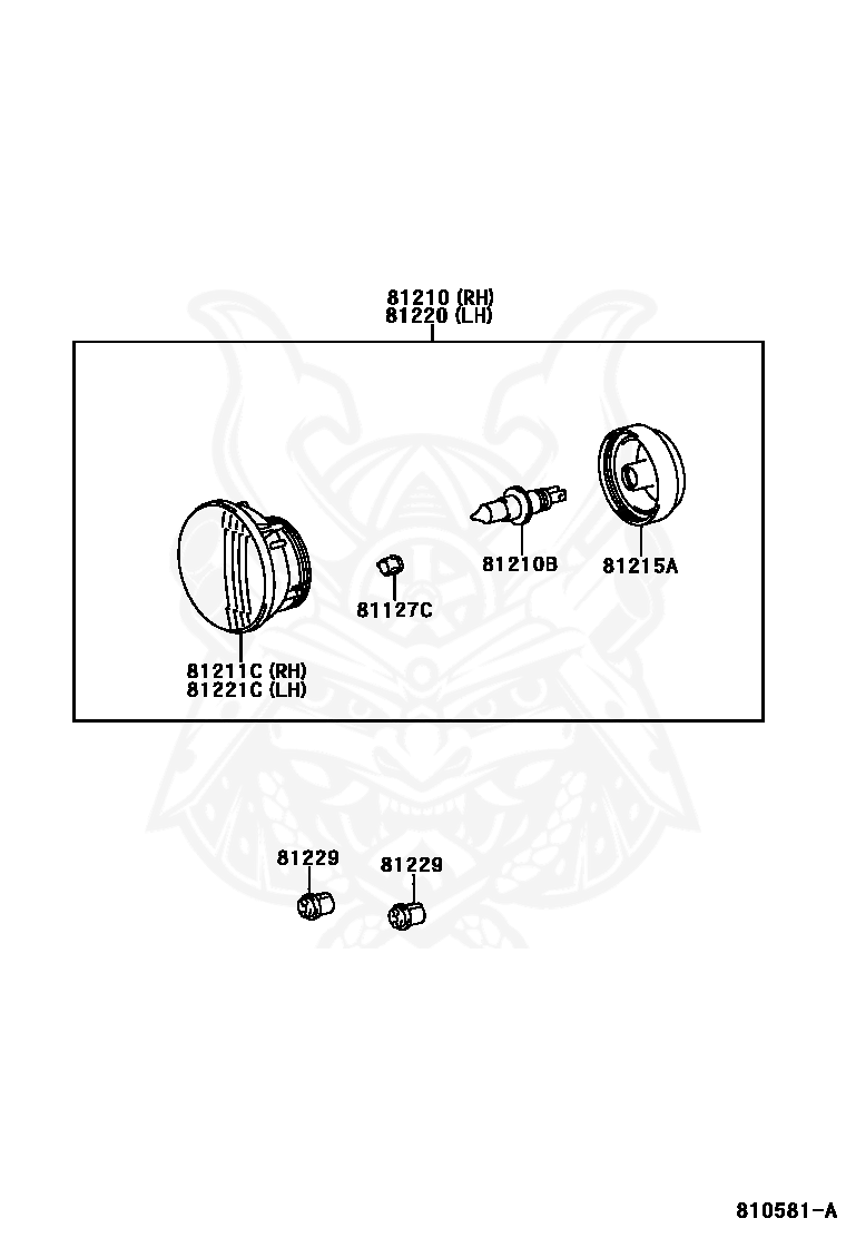 81481-10030 - Toyota - Bracket, Fog Lamp - Nengun Performance