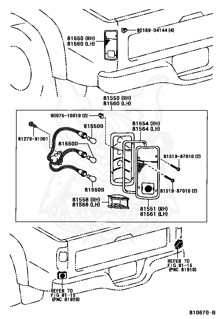99132-21210 - Toyota - Bulb (for Rear Combination Lamp) - Nengun ...