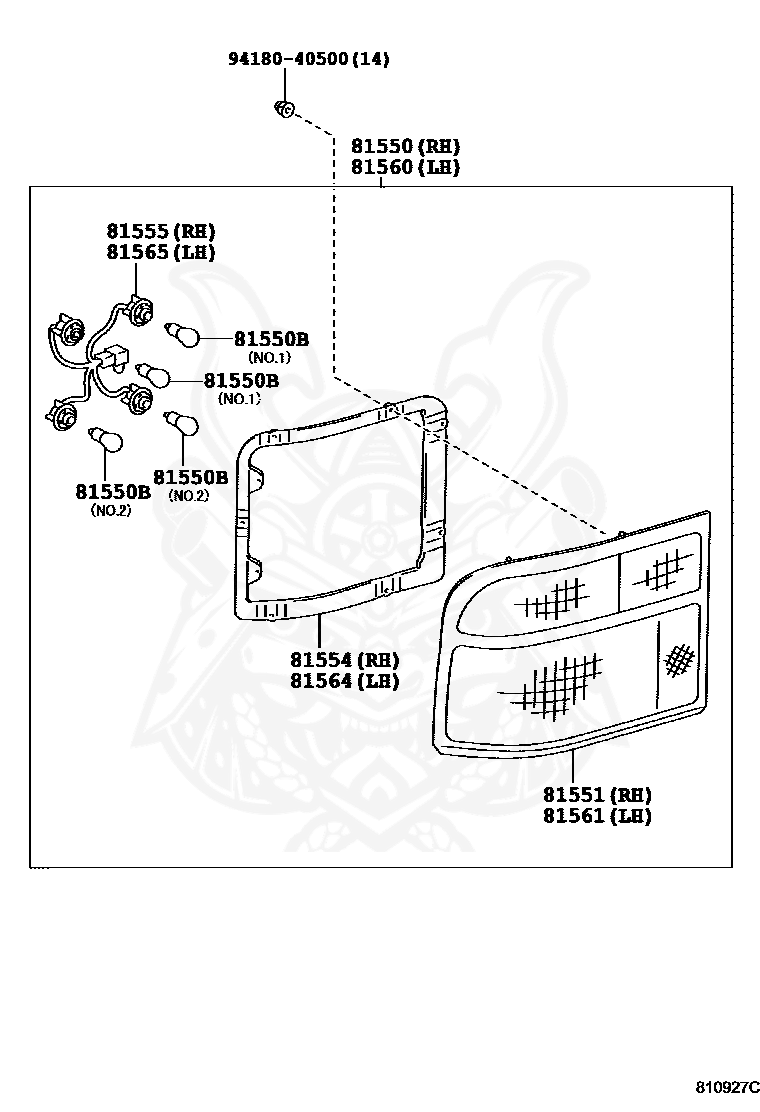 94180-40500 - Toyota - Nut - Nengun Performance