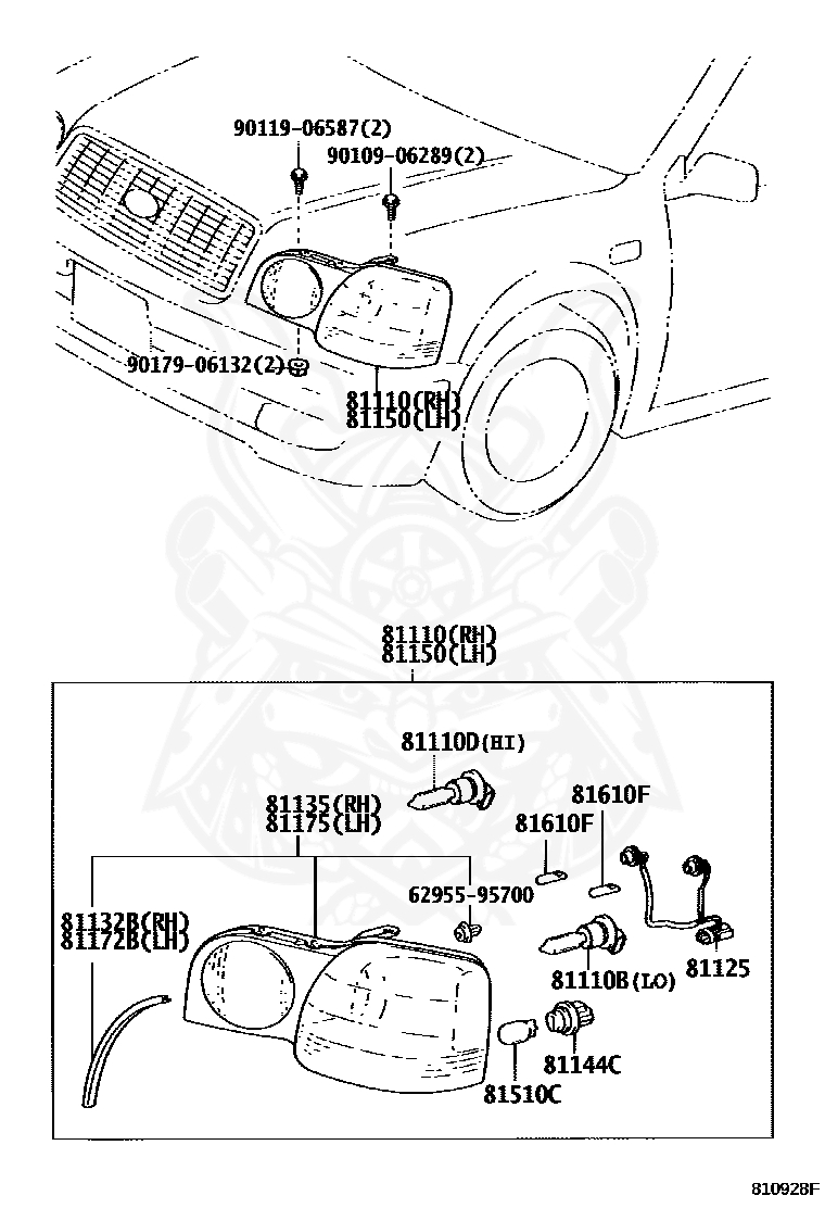 90080-81041 - Toyota - Bulb (for Head Lamp, No. 2) - Nengun Performance