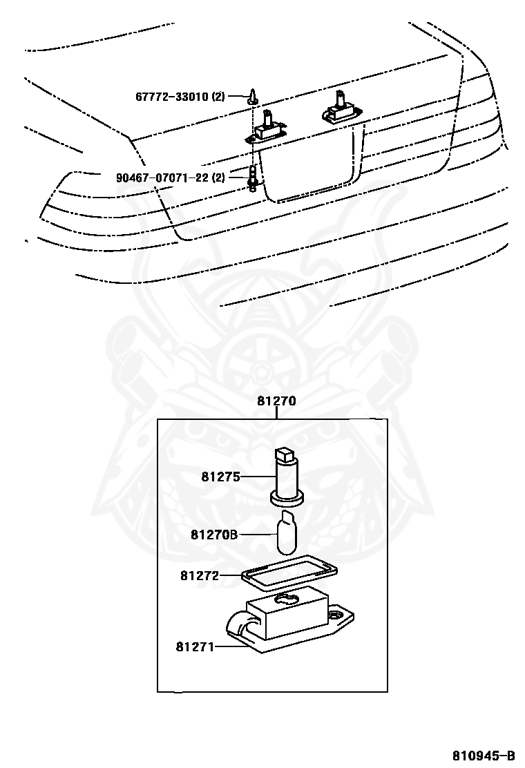 904670-707122 - Toyota - Clip - Nengun Performance