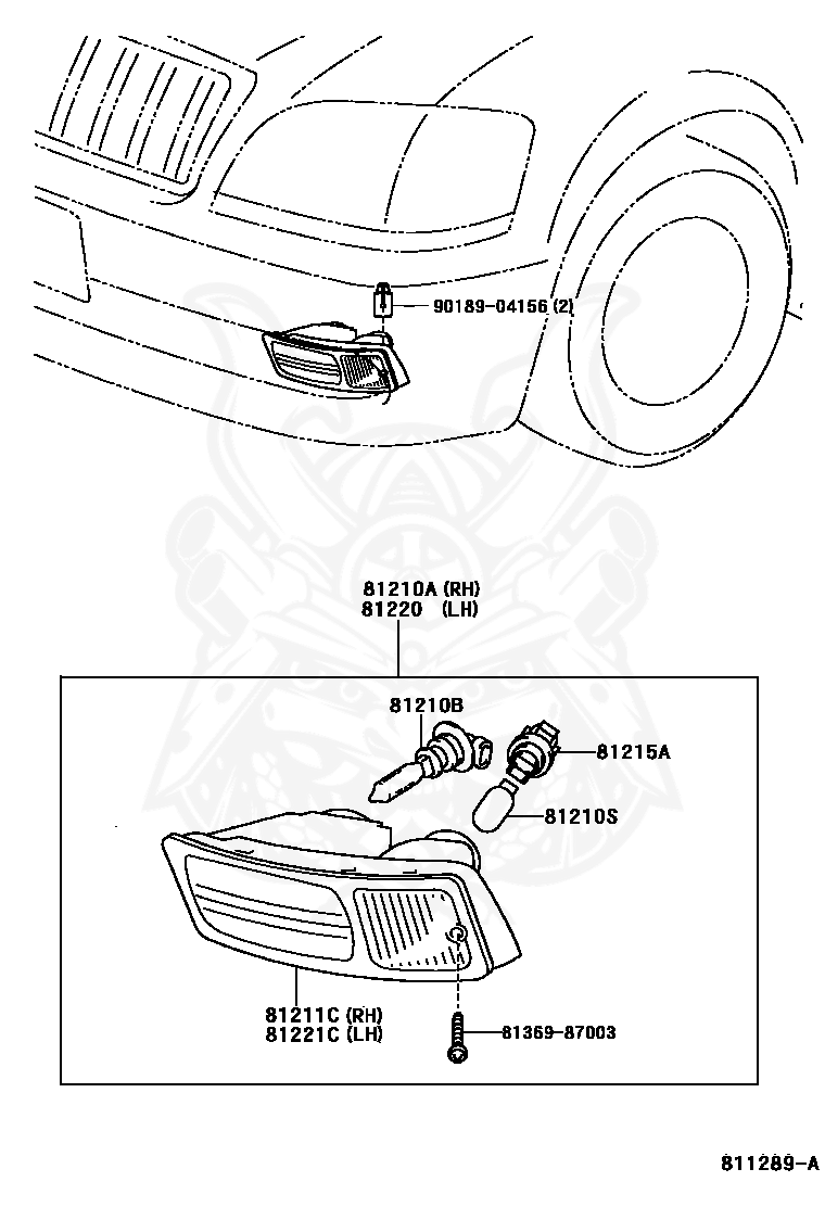 90981-13047 - Toyota - Bulb, Fog Lamp - Nengun Performance