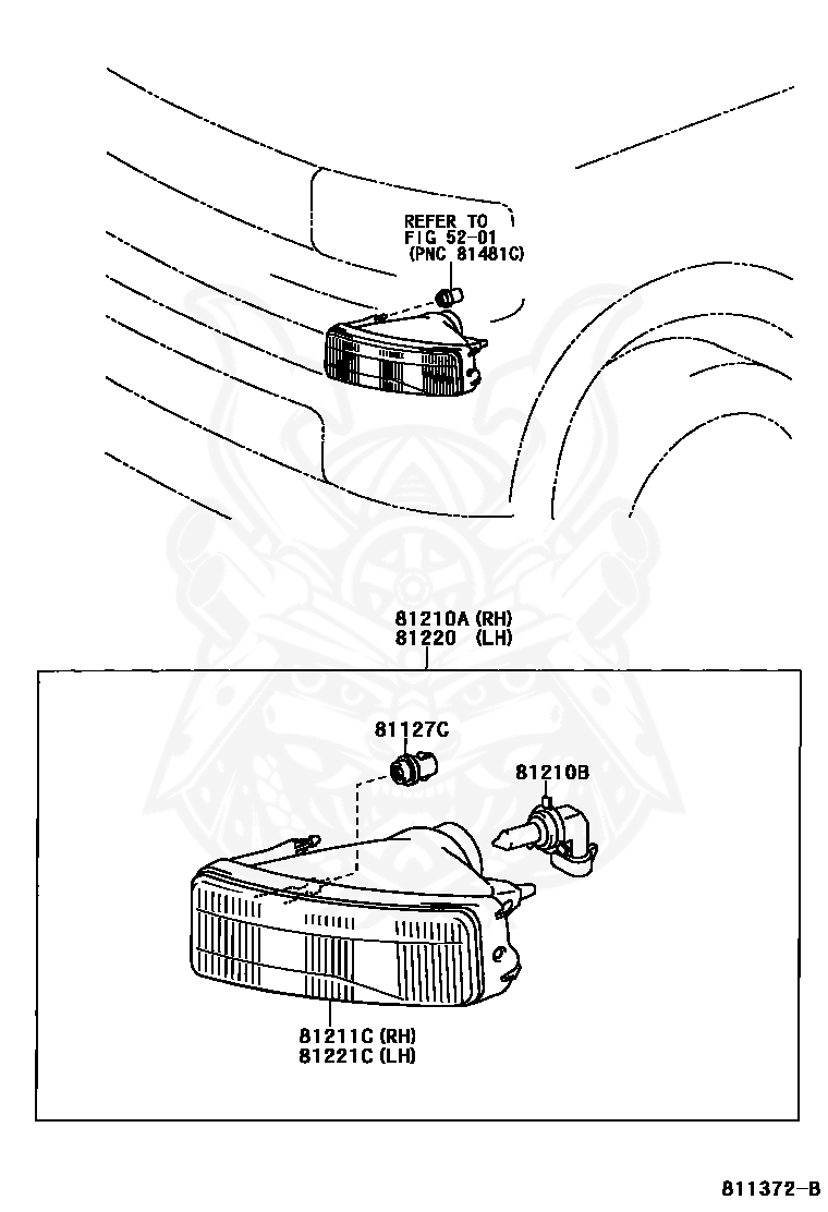 90981-13047 - Toyota - Bulb, Fog Lamp - Nengun Performance