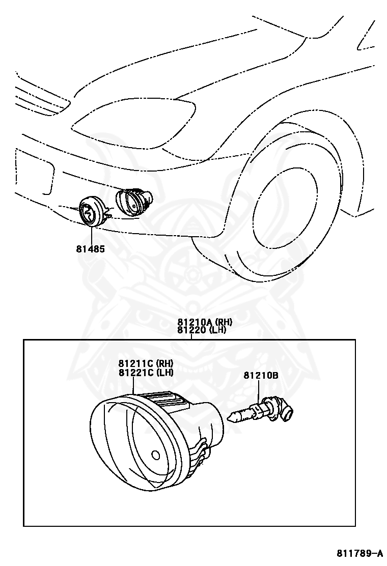 90981-13047 - Toyota - Bulb, Fog Lamp - Nengun Performance