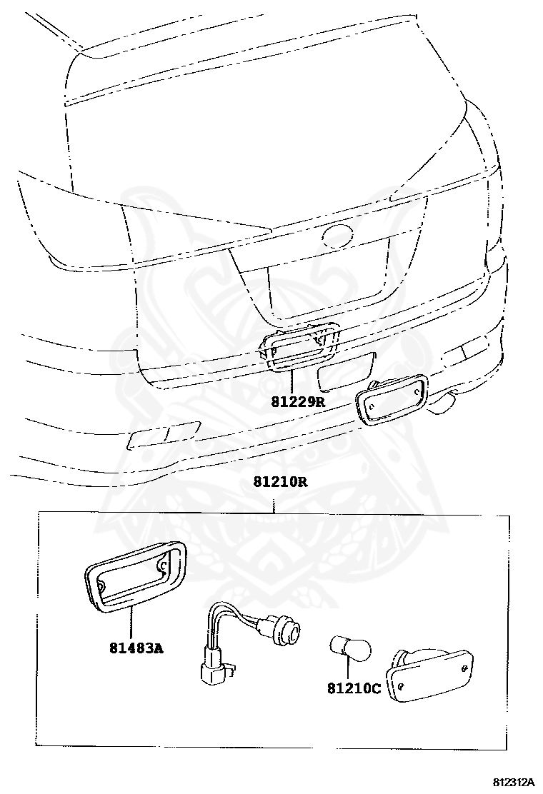 99132-11210 - Toyota - Bulb (for Front Turn Signal Lamp) - Nengun ...