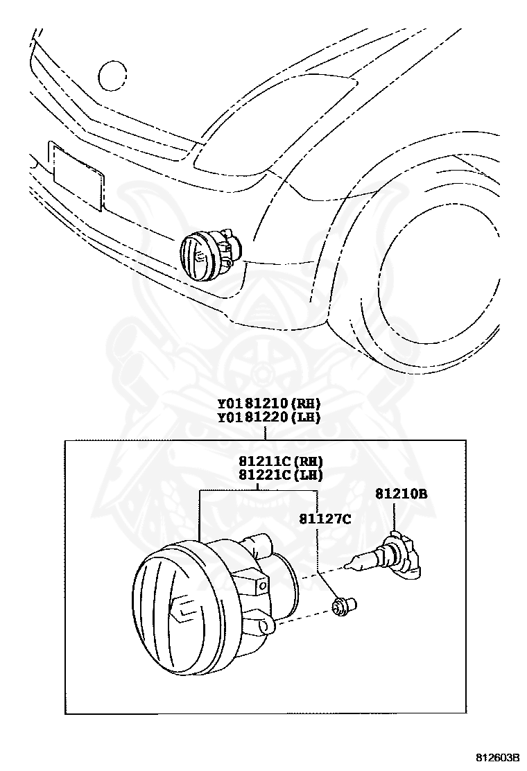 90981-13047 - Toyota - Bulb, Fog Lamp - Nengun Performance