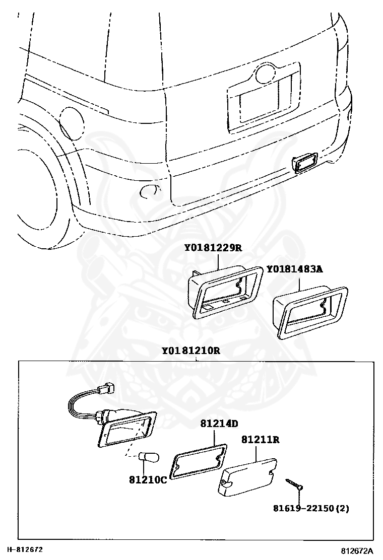 99132-11210 - Toyota - Bulb (for Front Turn Signal Lamp) - Nengun ...