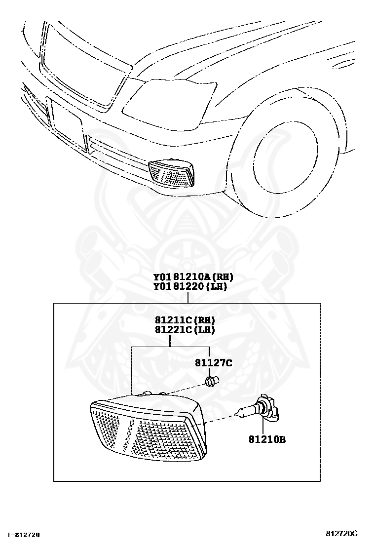 90981-13047 - Toyota - Bulb, Fog Lamp - Nengun Performance