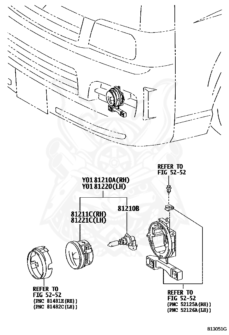 90981-13047 - Toyota - Bulb, Fog Lamp - Nengun Performance
