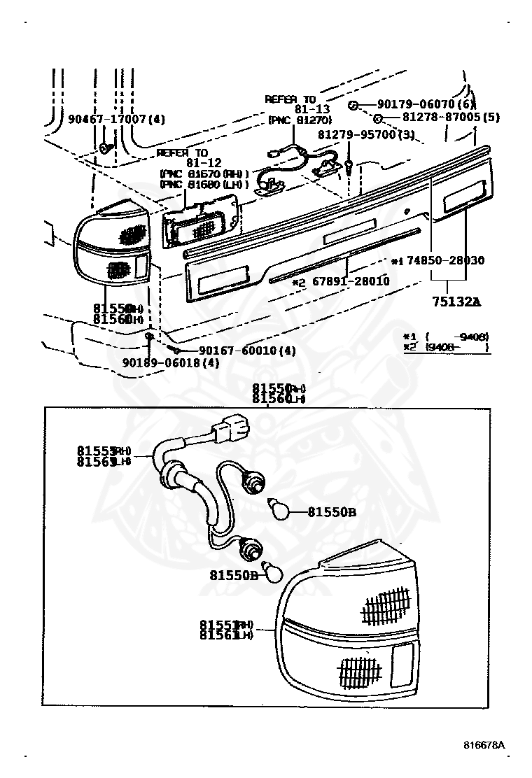 99132-11210 - Toyota - Bulb (for Front Turn Signal Lamp) - Nengun ...