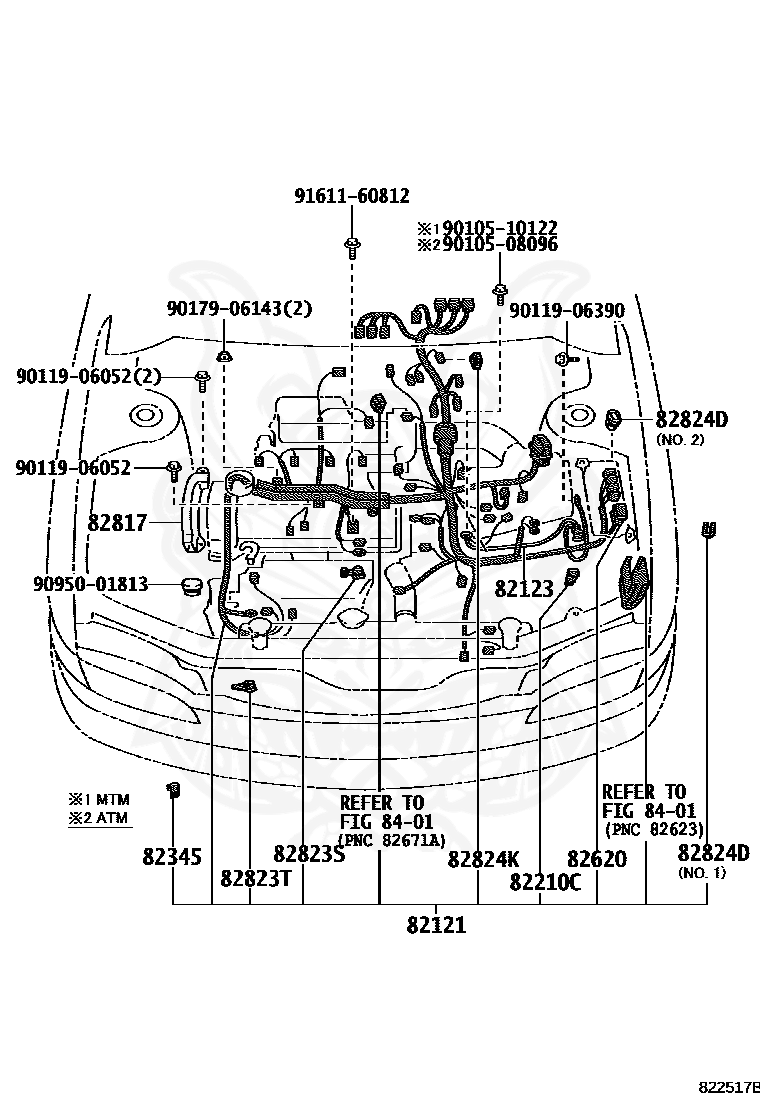 82824-20050 - Toyota - Connector, Wiring Harness - Nengun Performance